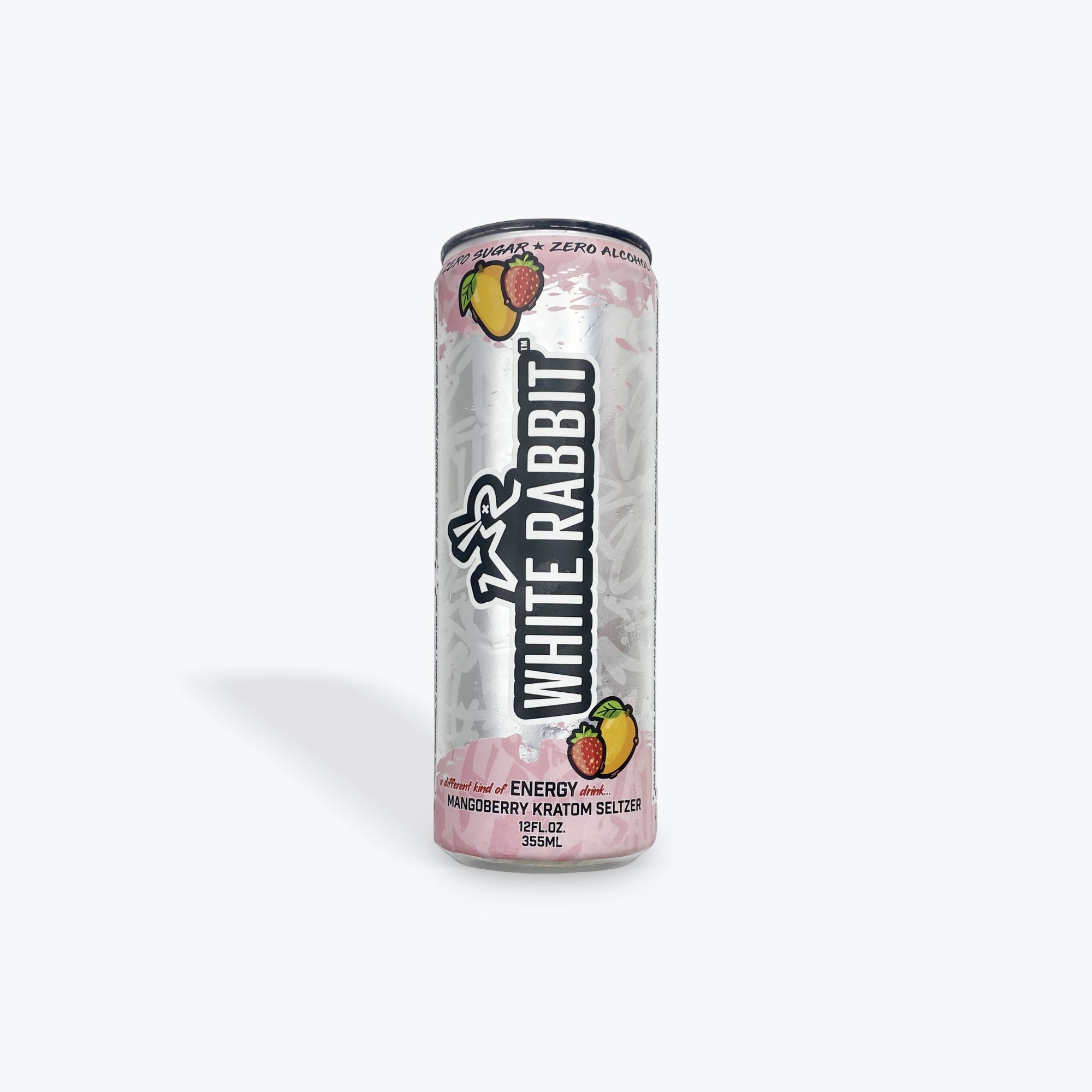 White Rabbit Kratom Seltzer Mangoberry | Embers To Ashes